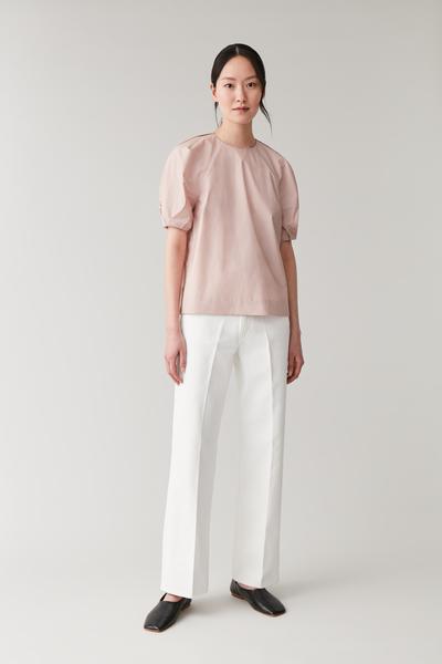 GATHERED-SLEEVE TOP ギャザースリーブのトップス｜COS コス 公式オンラインストア