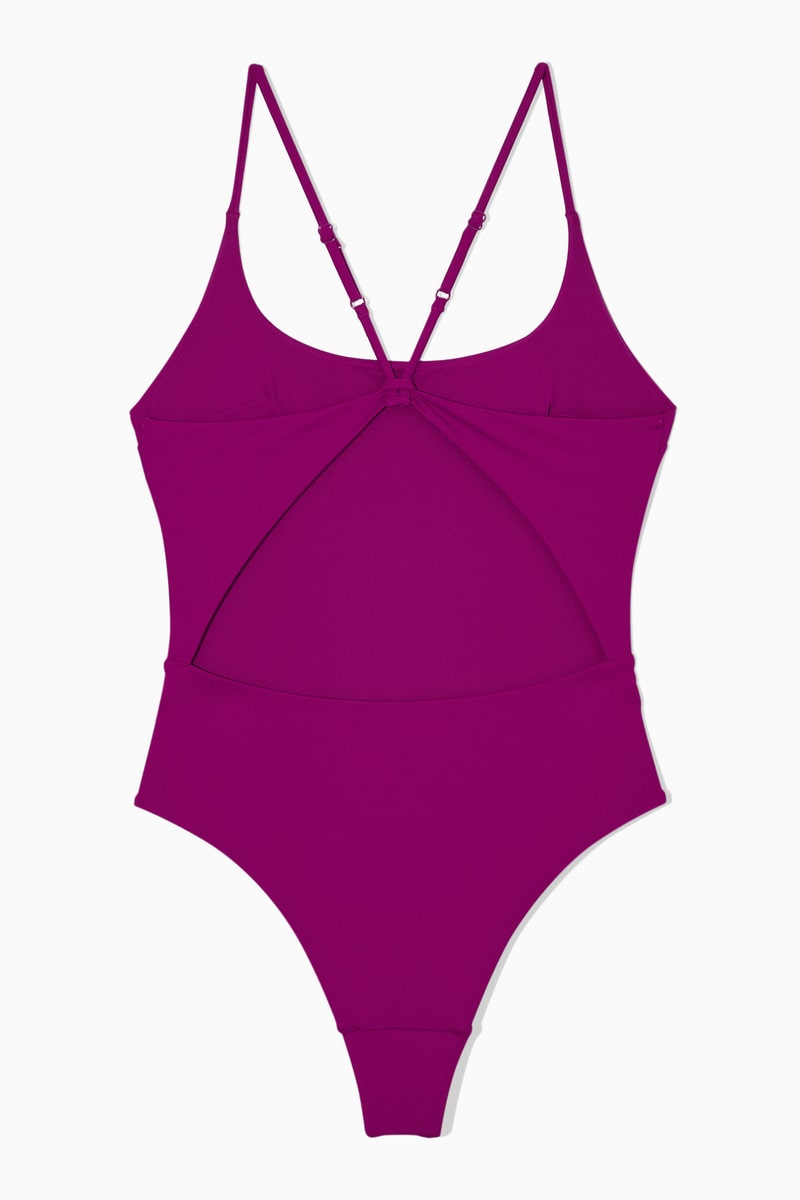 HIGH SLIT ROUND NECK BACKLESS SWIMSUIT ハイスリット ラウンドネックバックレス水着｜COS コス 公式 ...