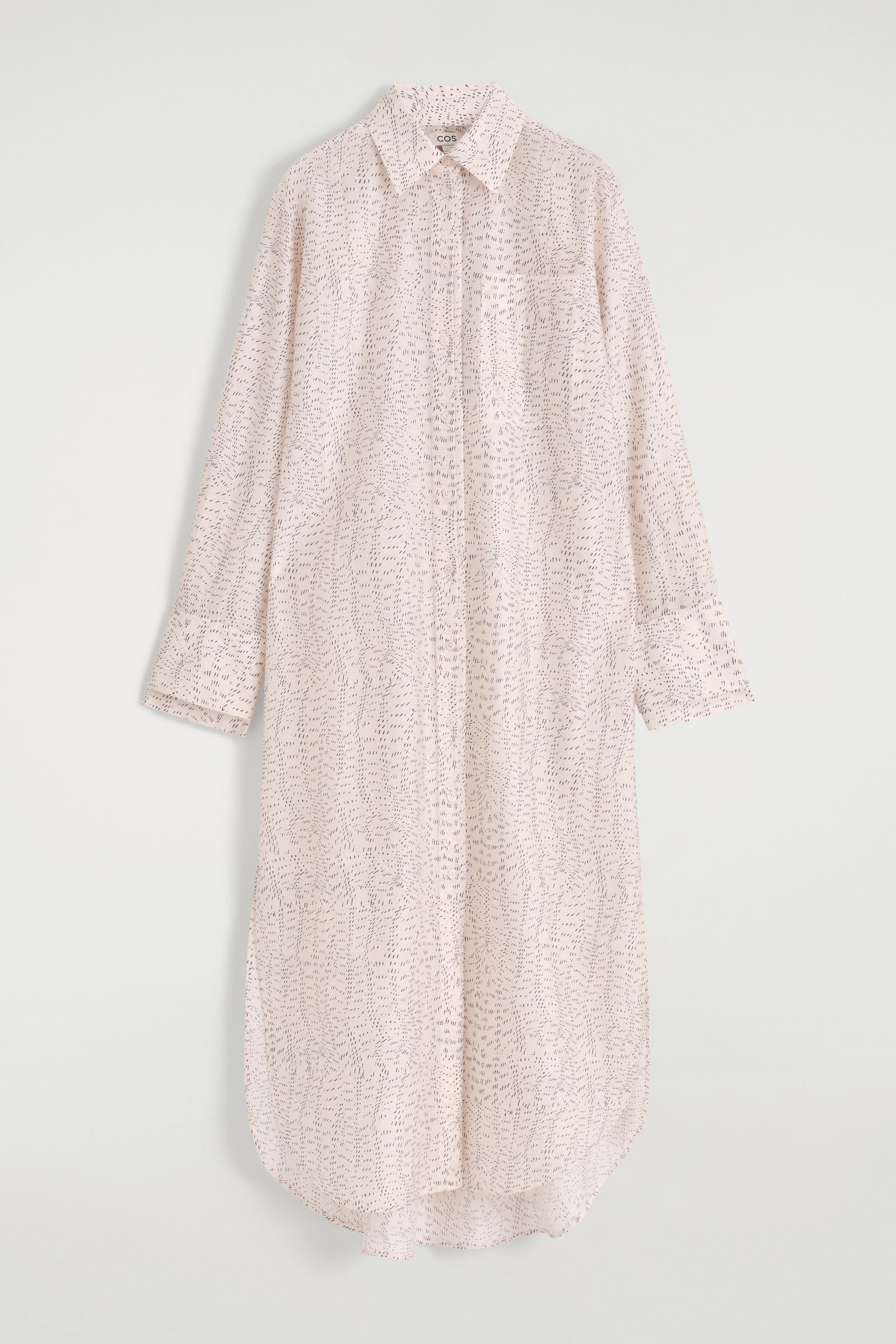 PRINTED FLUID SHIRT DRESS プリントフルイドシャツワンピース｜COS コス 公式オンラインストア
