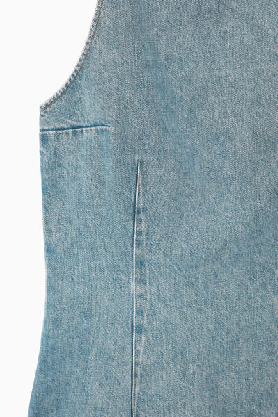 DENIM HALTERNECK TOP デニムホルターネックトップス ダスティブルー｜COS コス 公式オンラインストア