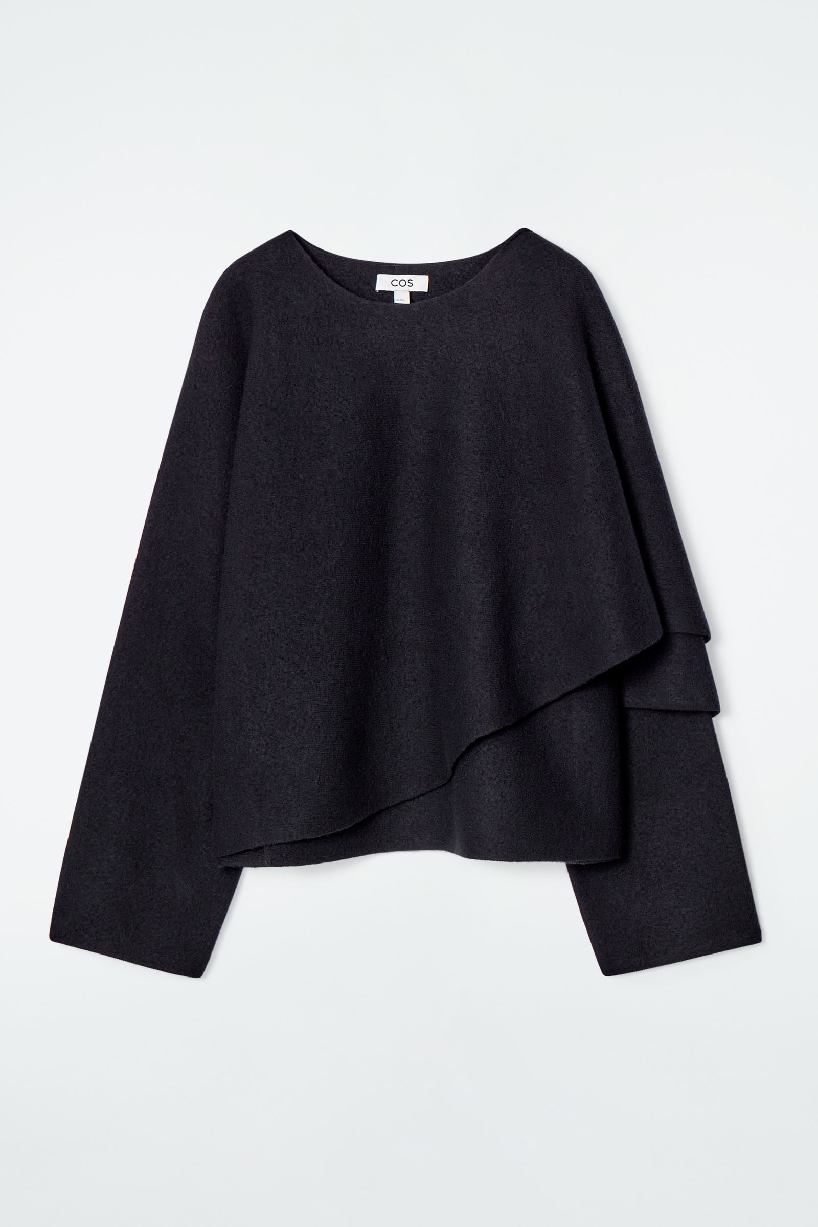 SCARF-DETAIL WOOL CAPE スカーフディテールウールケープ｜COS コス 公式オンラインストア