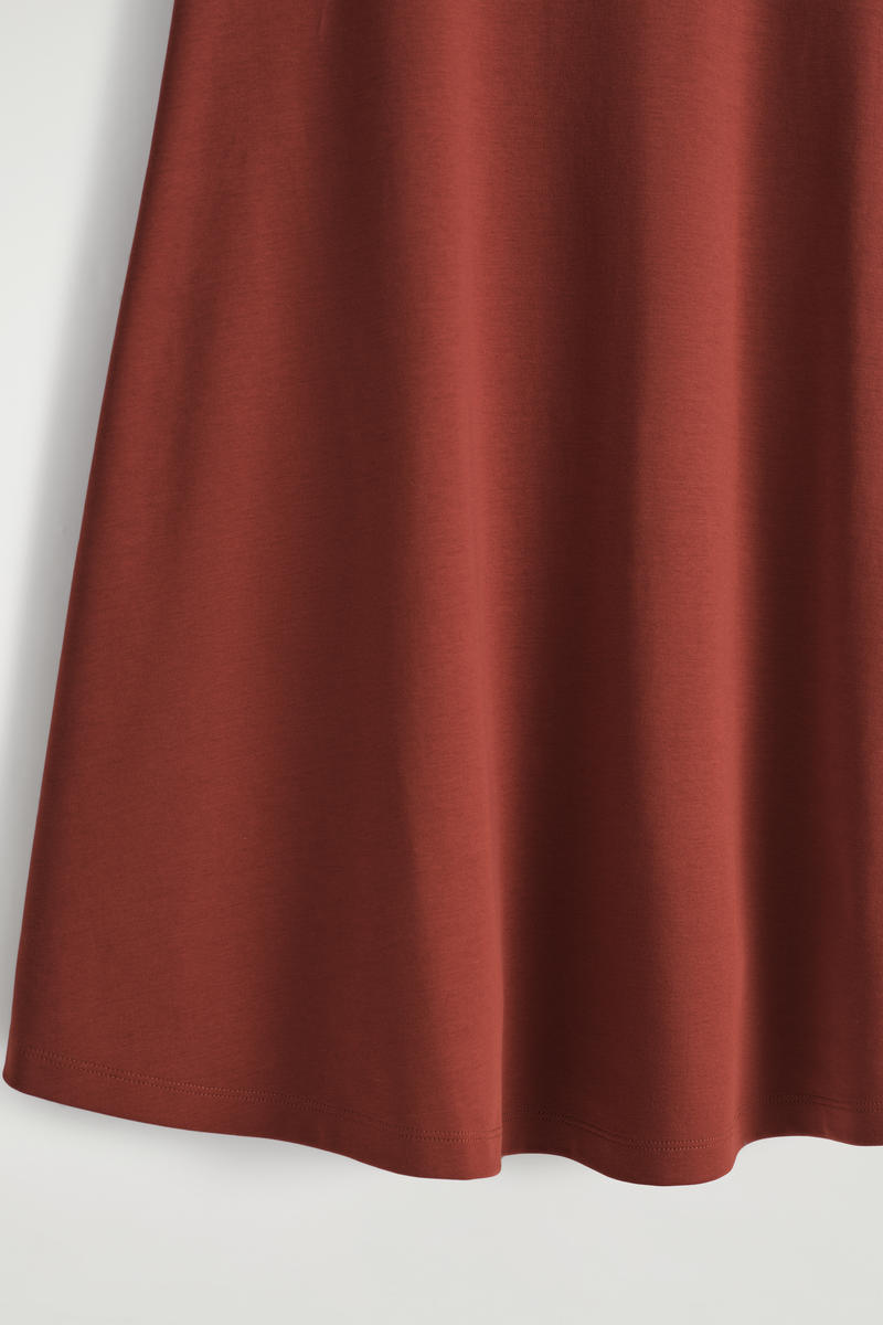 COTTON-JERSEY MINI SWING DRESS コットンジャージー ミニ スウィングドレス｜COS コス 公式オンラインストア