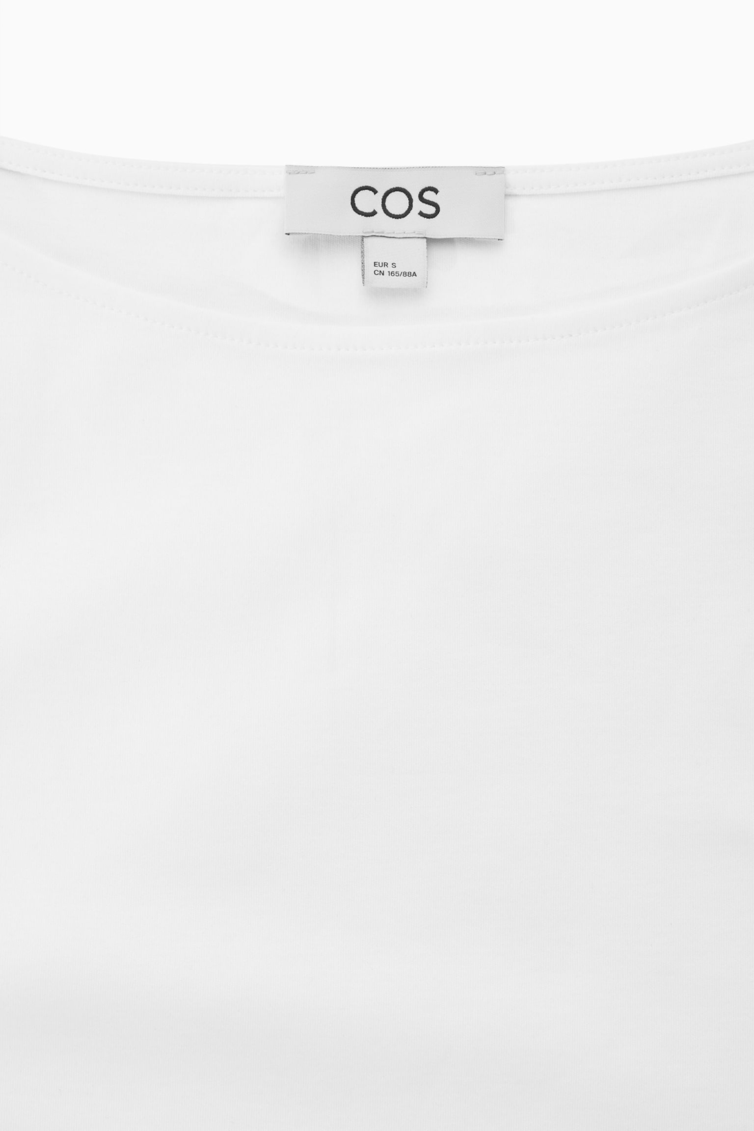 BOAT-NECK TANK TOP - WHITE