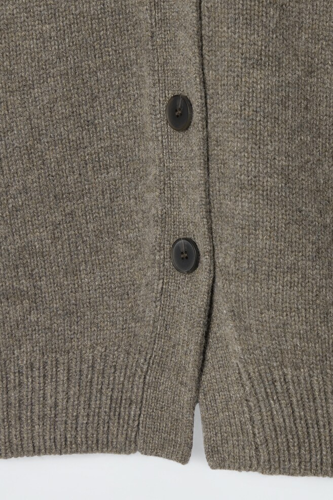 KNITTED CASHMERE-BLEND VEST - MOLE