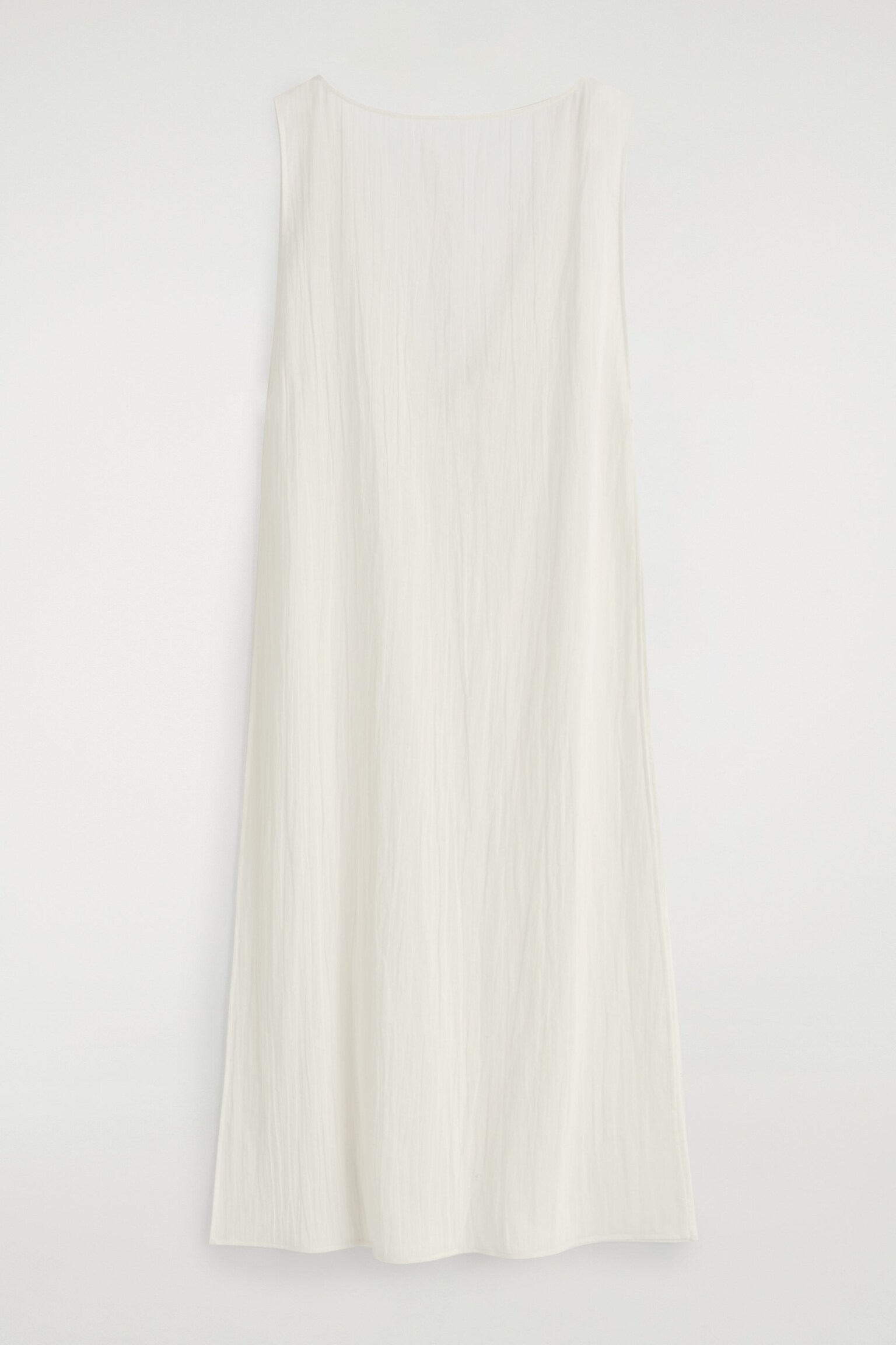 OPEN-SIDE SHEER TUNIC - WHITE