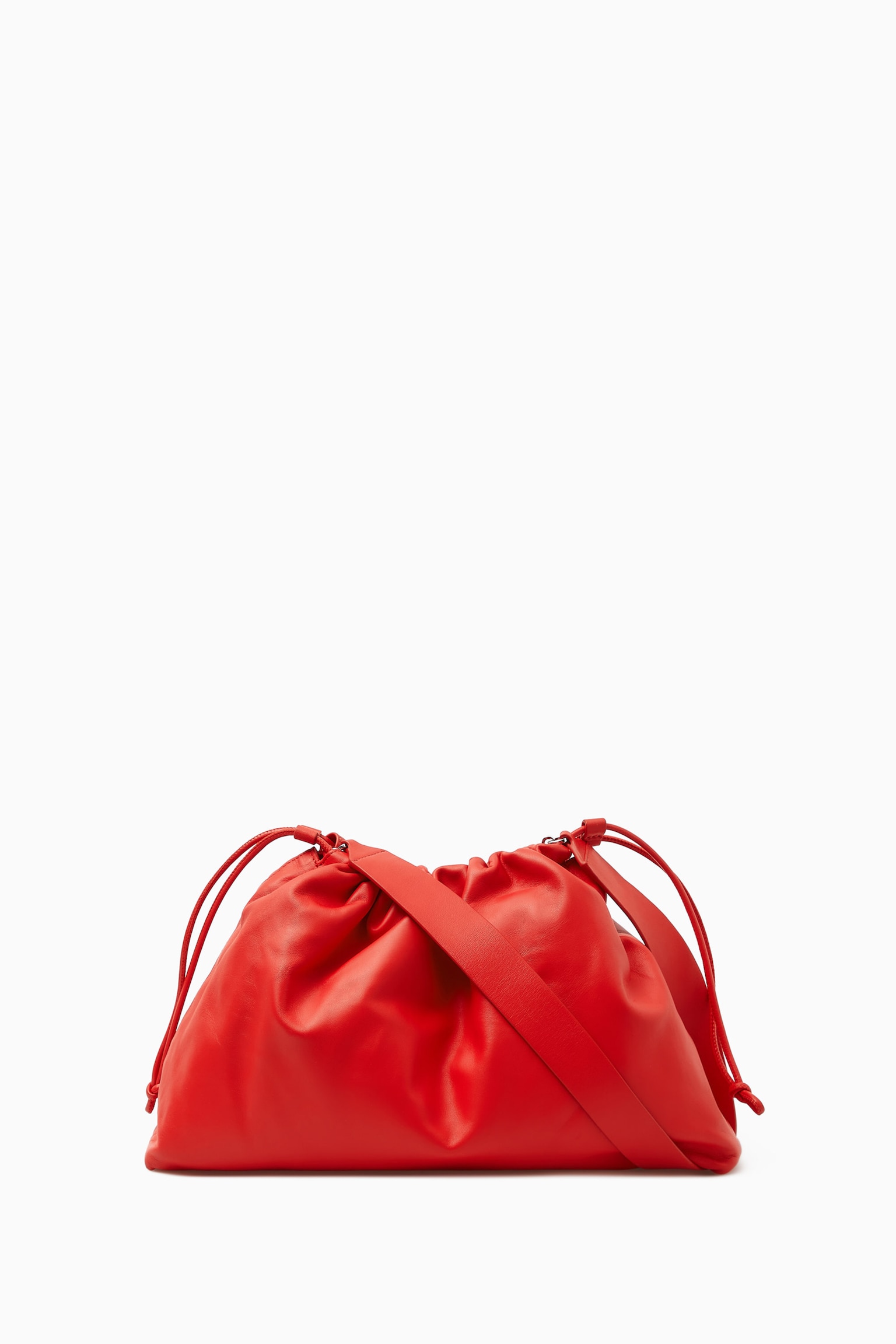 CAVATELLI CLUTCH - LEATHER - RED