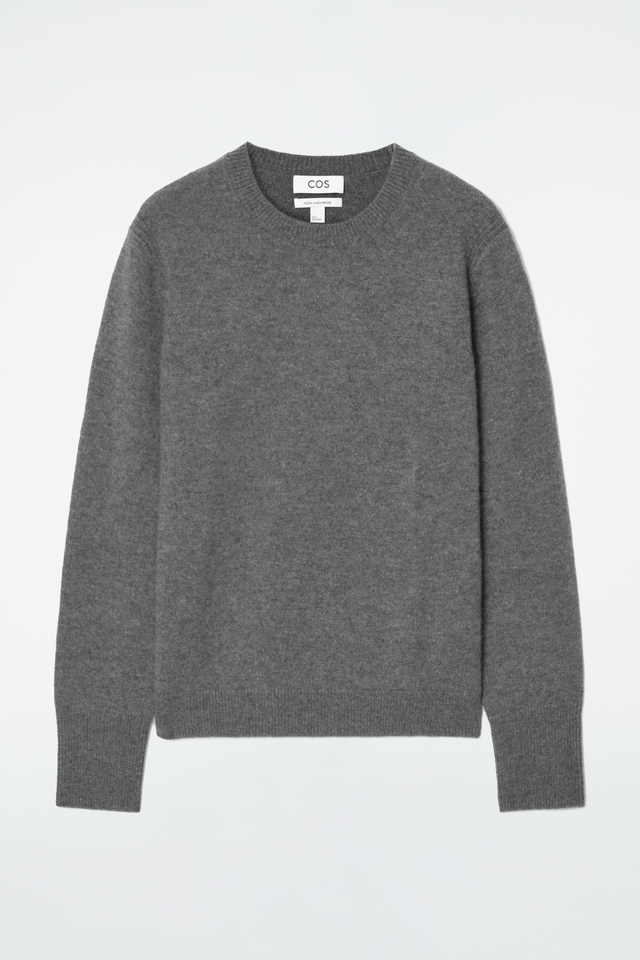 PURE CASHMERE JUMPER - GREY