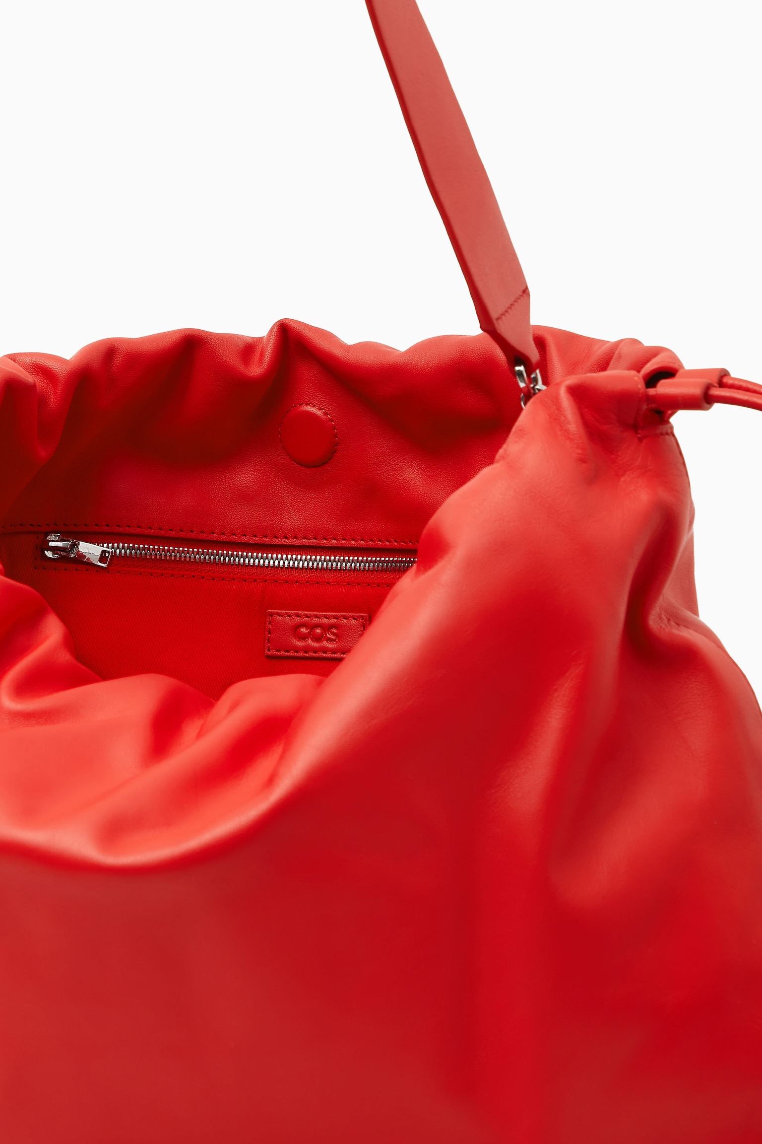 CAVATELLI CLUTCH - LEATHER - RED