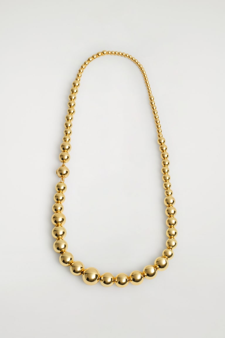 COLLAR DE BOLAS - DORADO