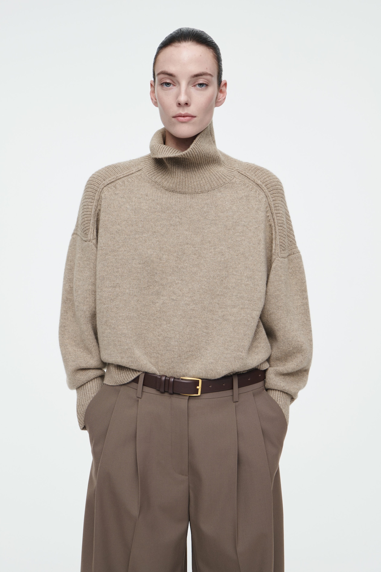 RIBBED MERINO WOOL shopping TURTLENECK
