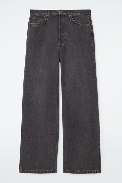 BOXY DOUBLE-FACED WOOL JACKET - LIGHT GREY