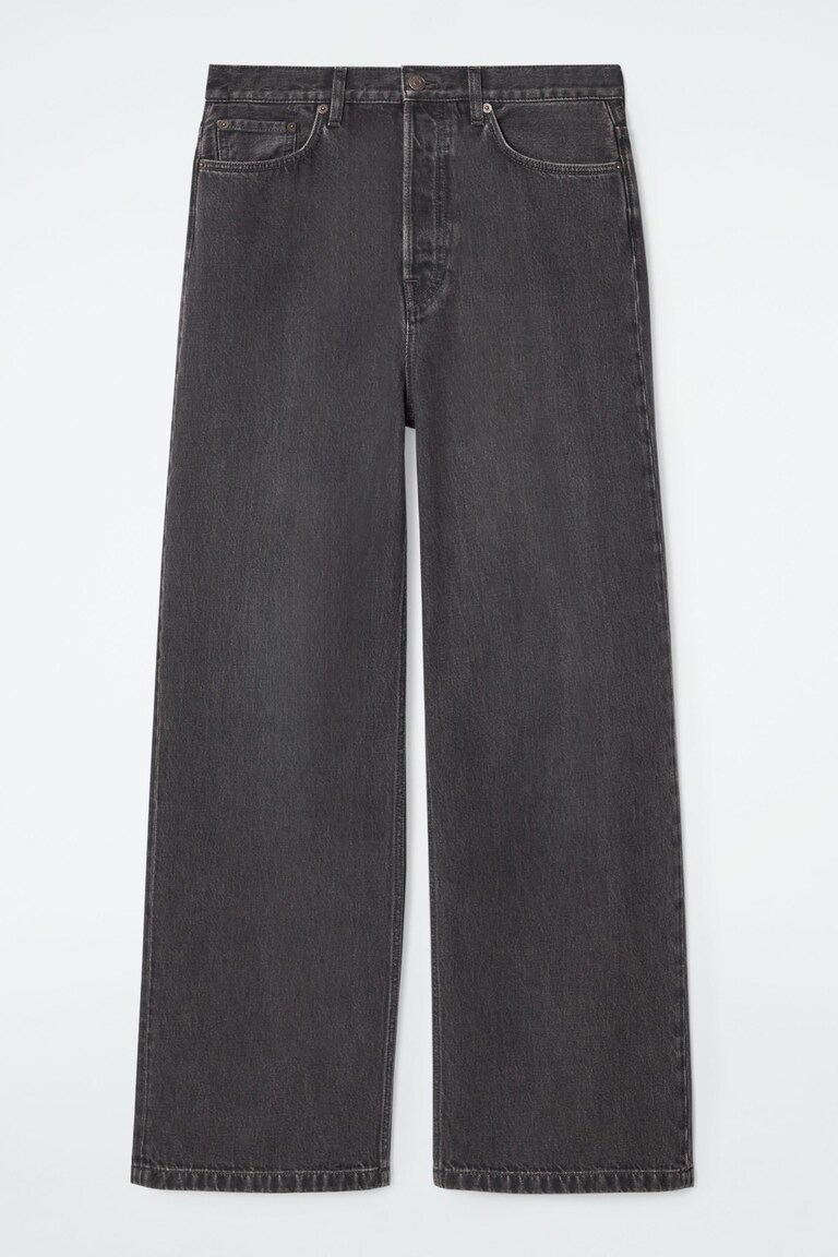 BOXY DOUBLE-FACED WOOL JACKET - LIGHT GREY