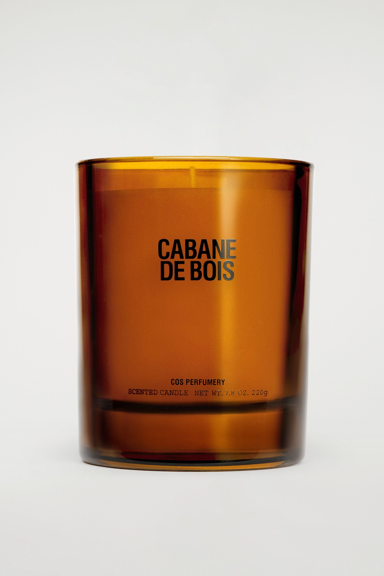 COS PERFUMERY SCENTED CANDLE, 220G - CABANE DE BOIS