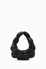 BOXY DOUBLE-FACED WOOL JACKET - BLACK