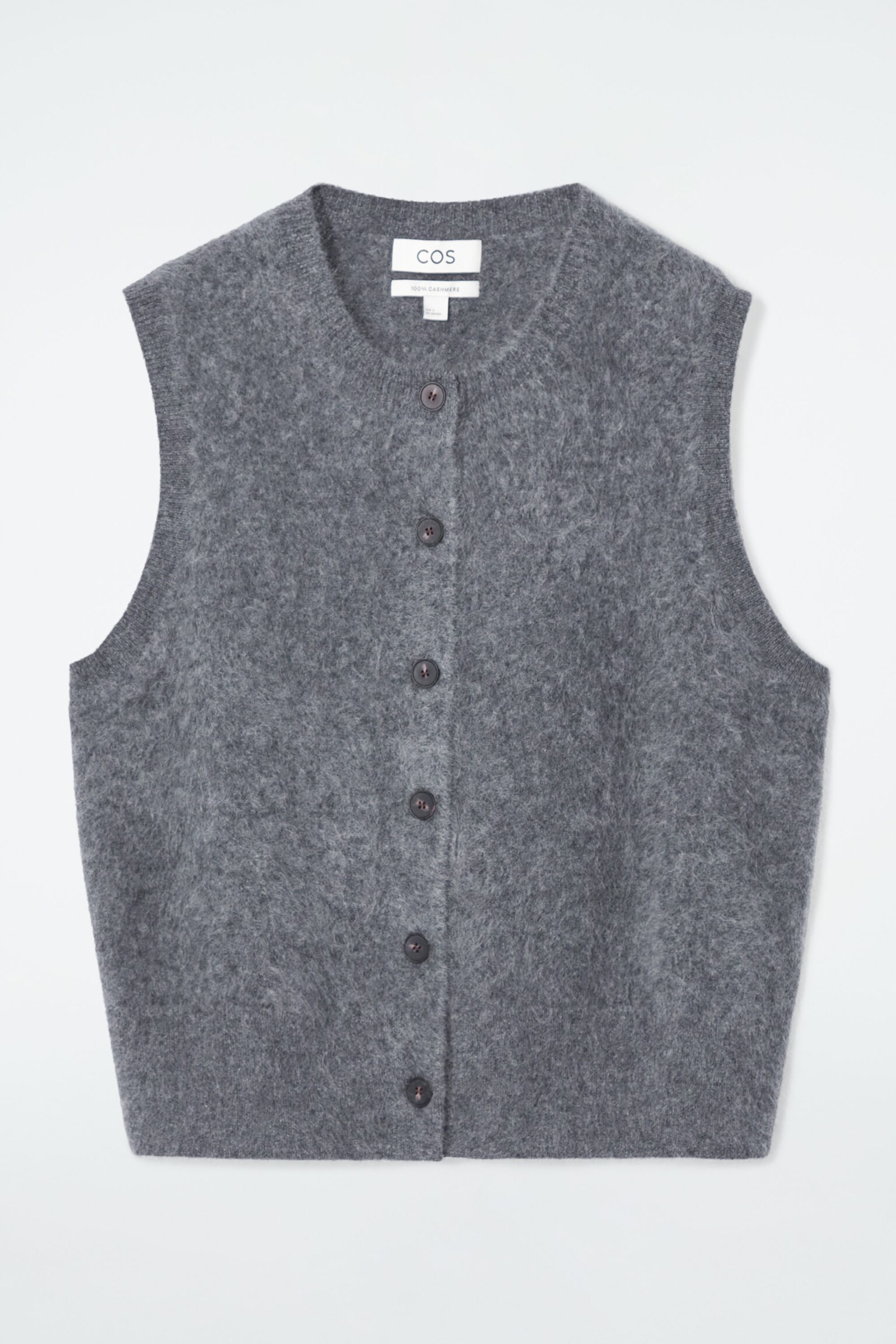 BOXY DOUBLE-FACED WOOL JACKET - LIGHT GREY